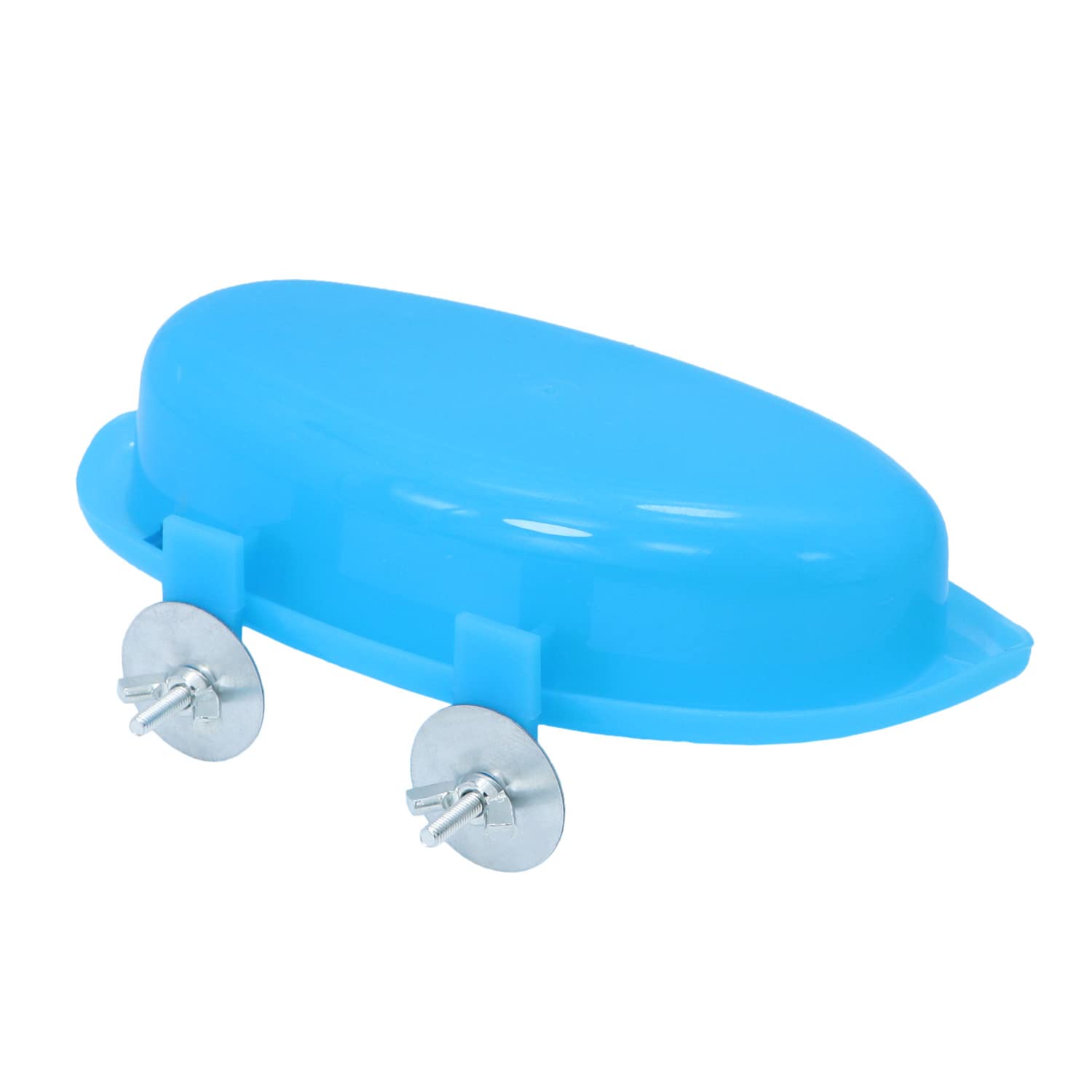 Wontee Bird Bath Box with Mirror Portable Parrot Hanging Bathroom Bathing Tub for Small Birds Cleaning Supplies