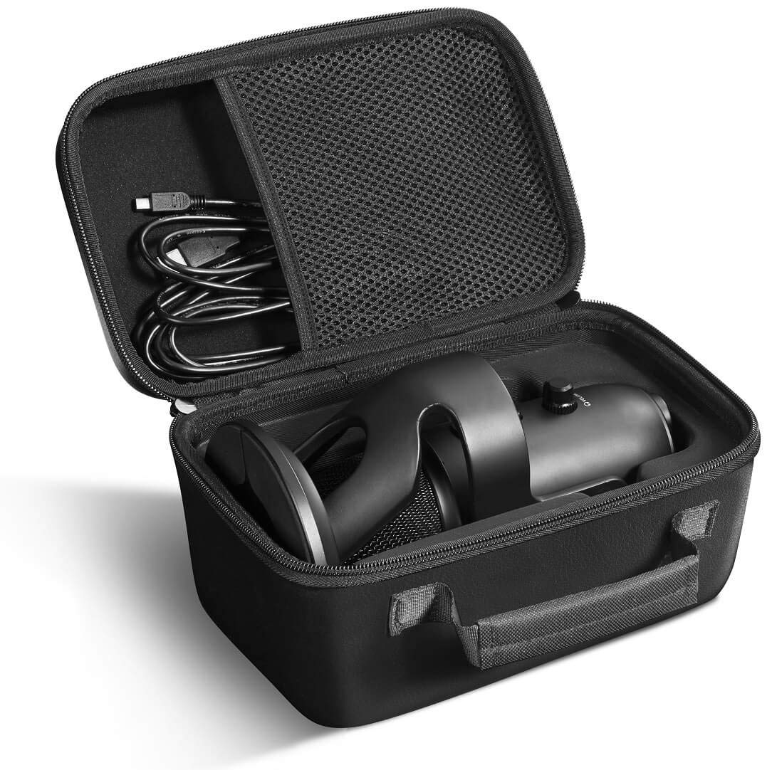 Hard Case Fits the Blue Yeti USB Microphone and Yeti Pro, Premium PU Leather Case for Blue Yeti USB Microphone/Yeti Pro
