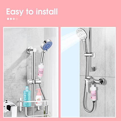 Shower Filter Aromatherapy, Rose Cent Shower Head Filter Rich in Vitamin C, Self Care Gifts for Women Who Have Everything