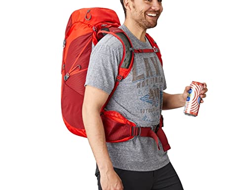 Gregory Mountain Products Miwok 42 Hiking Backpack, flame black, one size