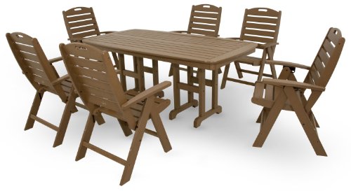 Trex Outdoor Furniture Yacht Club Folding Highback Chair, Tree House