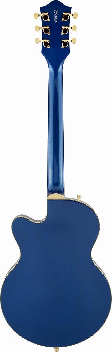 Gretsch G5655TG Electromatic Center Block Jr. Azure Metallic w/Bigsby & Black Top Broad'Tron Pickups