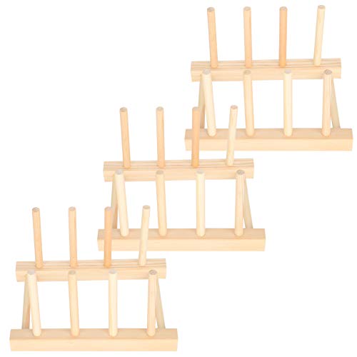 Wooden Plate Rack Organizer for Cabinet lid pots and Pans Dish Drying Vertical freestanding Racks Cutting Board Pot Holder Wood innerneed Bamboo Stand Cups Gadsby Kitchen