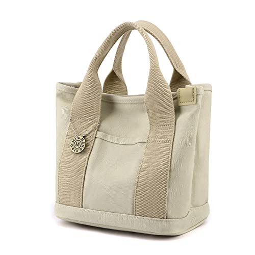Large Capacity Multi-Pocket Handbag, Crossbody Bag Women Shoulder Handbag, Fashion Tote Top Handle Satchel (Khaki - Handheld)
