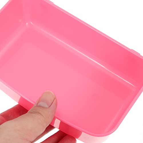 POPETPOP 3pcs Bird Feeding Dish Cups Parrot Food Feeder Bowl Water Feeding Plate Bird Cage Accessories for Parakeet African Greys Conure Cockatiels Lovebird Budgie Chinchi