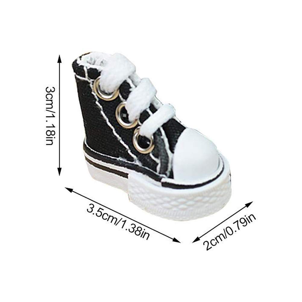 Hahepo Mini Finger Shoes, Realistic Fingerboard Shoe Mini Skate Shoes Finger Dance Shoes 3.5cm