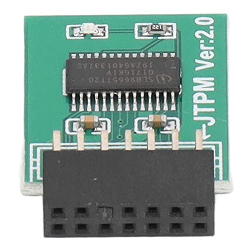 Oumefar TPM 2.0 Module, TPM Module LPC Interface Small Size 14 Pin for Computer Motherboard