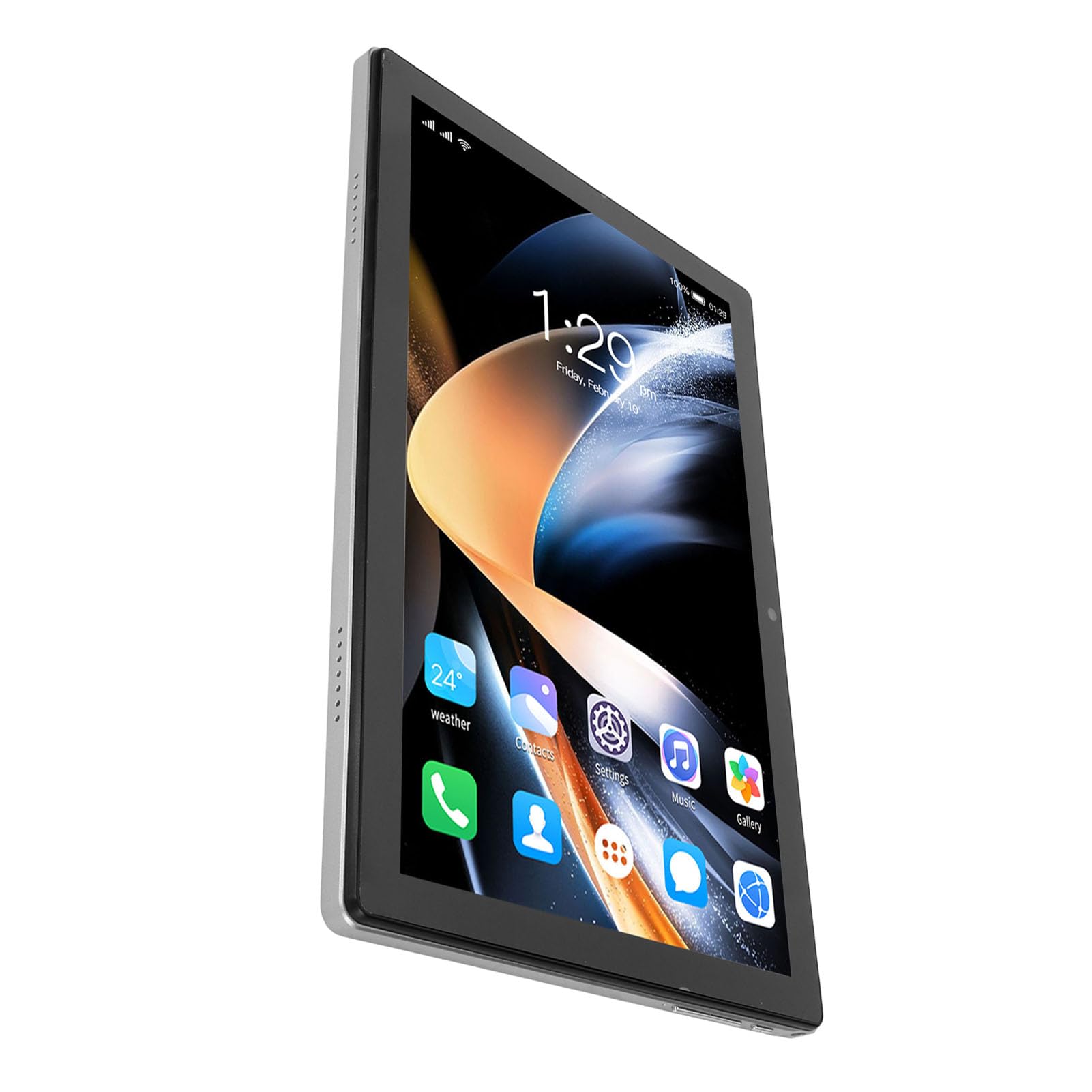 Honio 5.0 Tablet, Support Fast Charging 4G Network 8GB 256GB 100-240V 10.1 Inch FHD Tablet Night Reading Mode for Android 13 for Business (US Plug)