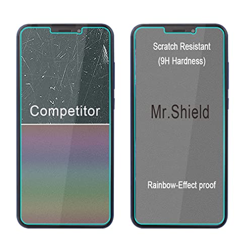 Mr.Shield [3-Pack] Designed For BLU View 3 (B140DL) [Tempered Glass] [Japan Glass with 9H Hardness] Screen Protector with Lifetime Replacement