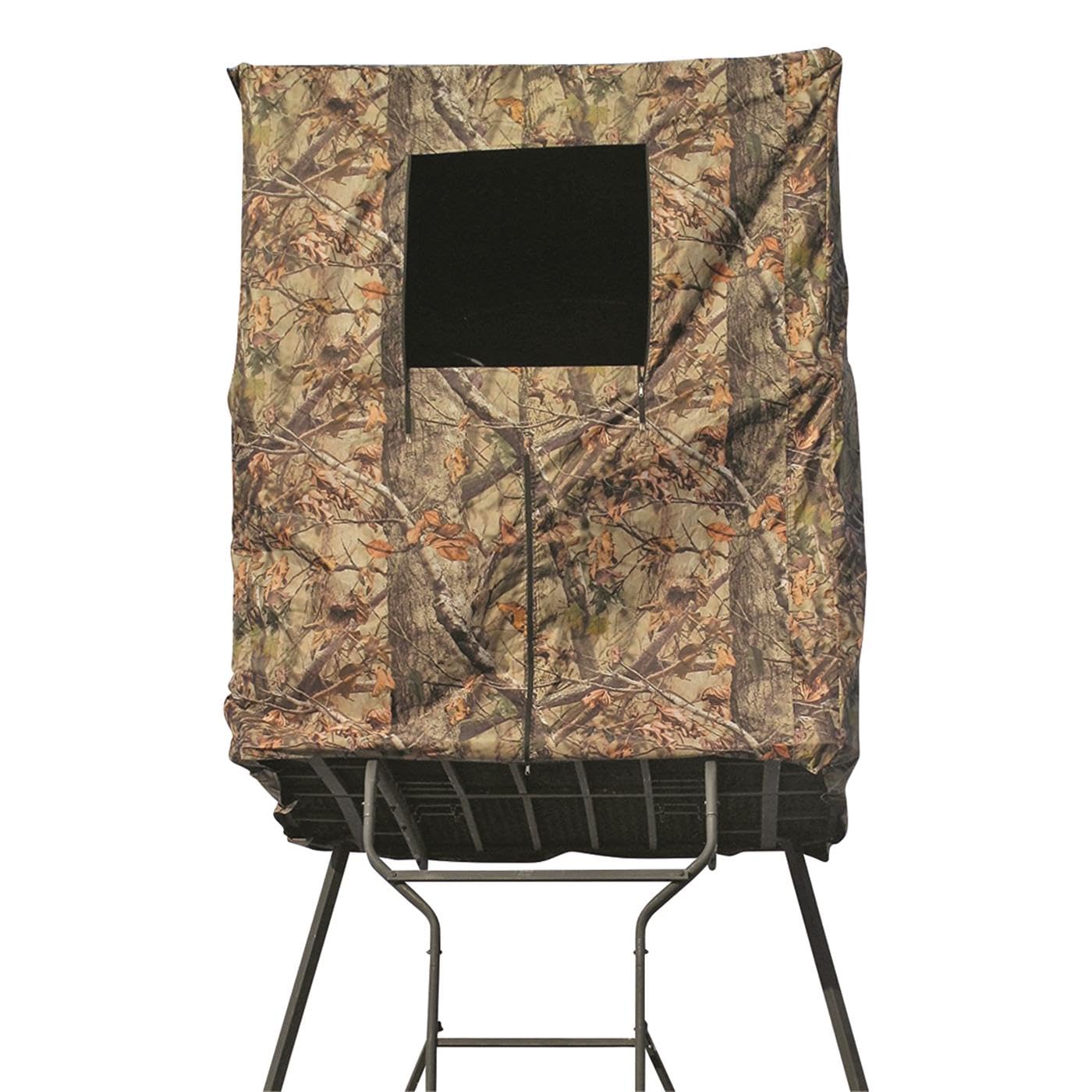Guide Gear Elevated Deer Hunting Blind, Camo Tent for Tower Stand, 2 Person, Universal