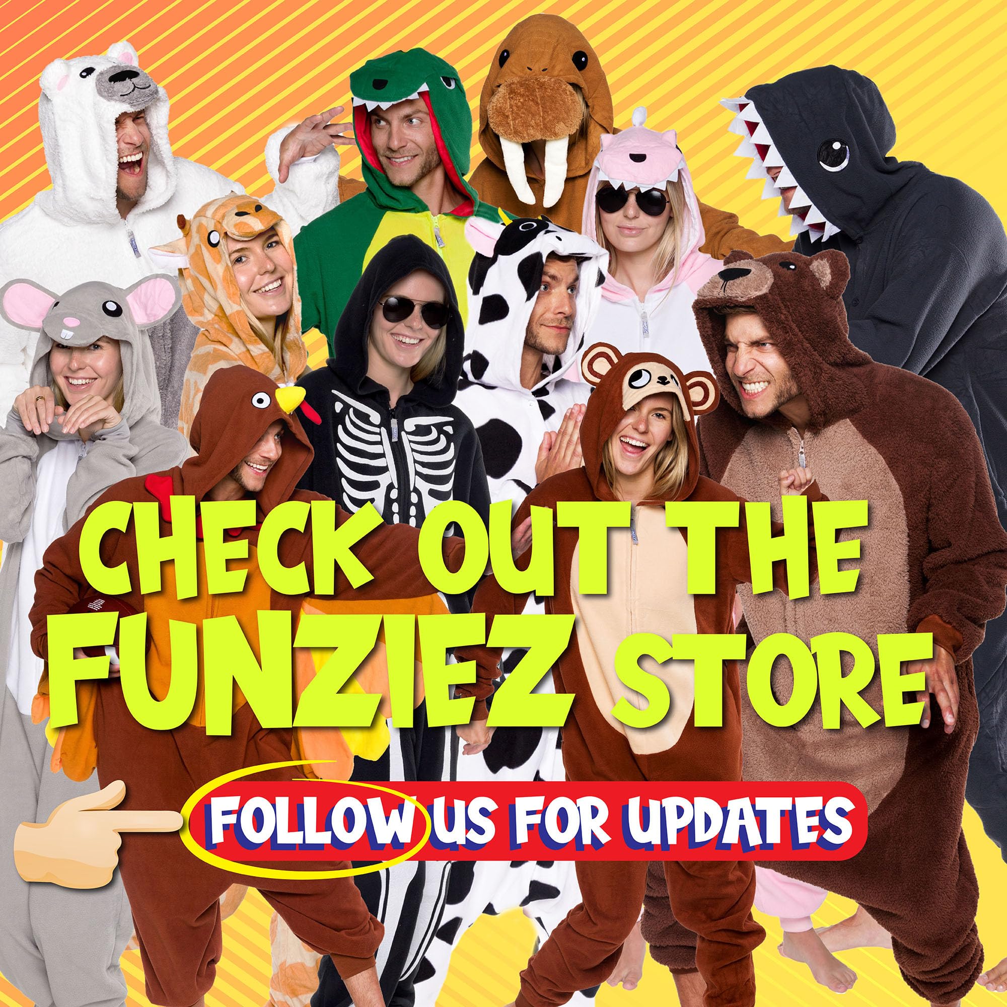 FUNZIEZ! Adult Triceratops Costume - Plush One Piece Dinosaur Costume - One Piece Pajama 2X-Large)