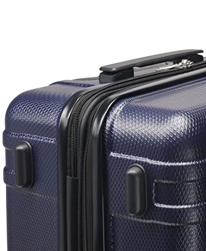 Tommy Hilfiger Lexington Upight Hard Suitcase, Navy, 21"
