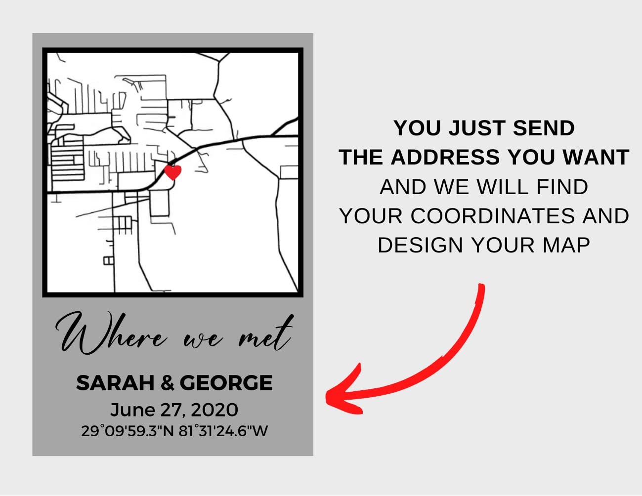 Our First Date Valentines Day Map Plaque - Couple Map, Gift for Her, Acrylic Plaque Couple Gift, Custom Locaiton, Valentines Day Gift, Couples Gift, Gifts for Wife and Husband