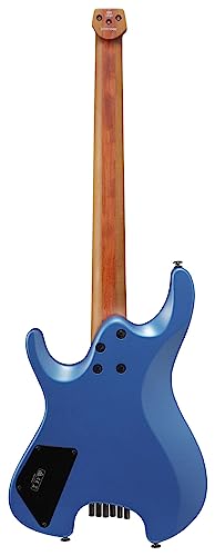 Ibanez Q52 Q Standard Headless Electric Guitar, Laser Blue Matte w/Gig Bag