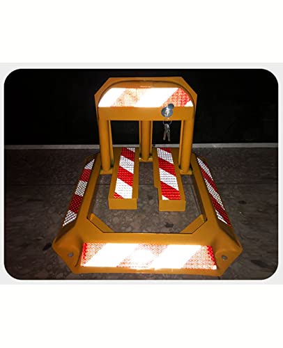 OUSIKA Parking Post, Parking Barrier, for Parking Lot Parking Guide Blocks,Car Ground Lock, Parking Space Lock, Parking Pile Parking Space Lock Bollard