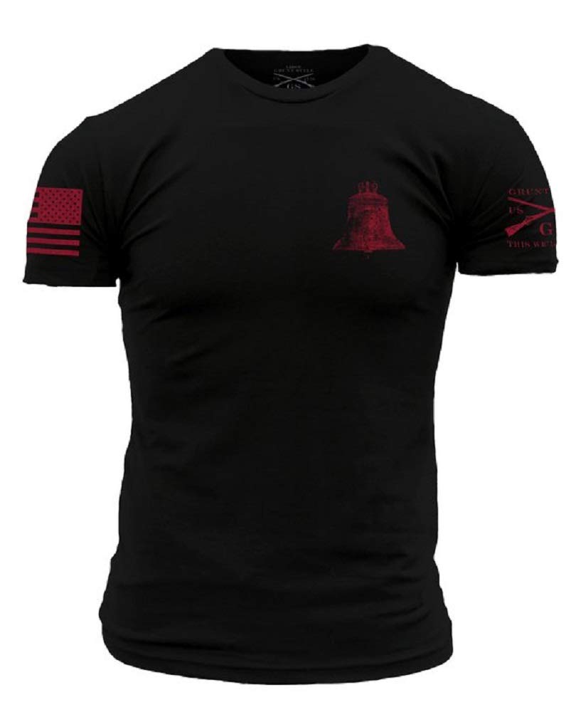 Grunt Style Ink of Liberty Men's T-Shirt, Color Black, Size Small