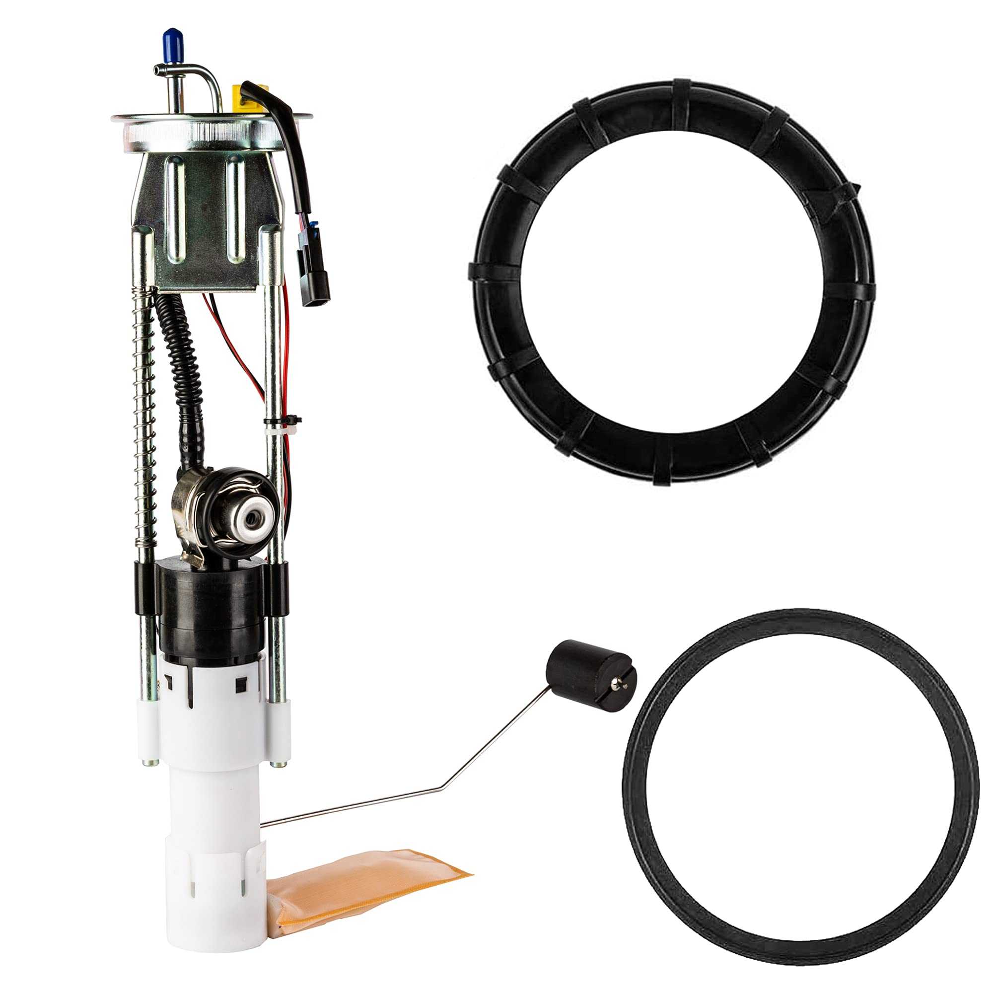 Fuel Pump Assembly Module, Replacement for Polaris Ranger 500 4X4 EFI / Crew Midsize (2009-2013), 700 4X4 EFI / Crew / XP (2008-2009), 800 4X4/6X6 EFI / Crew (2010). Replaces OEM# 2204306 2520817