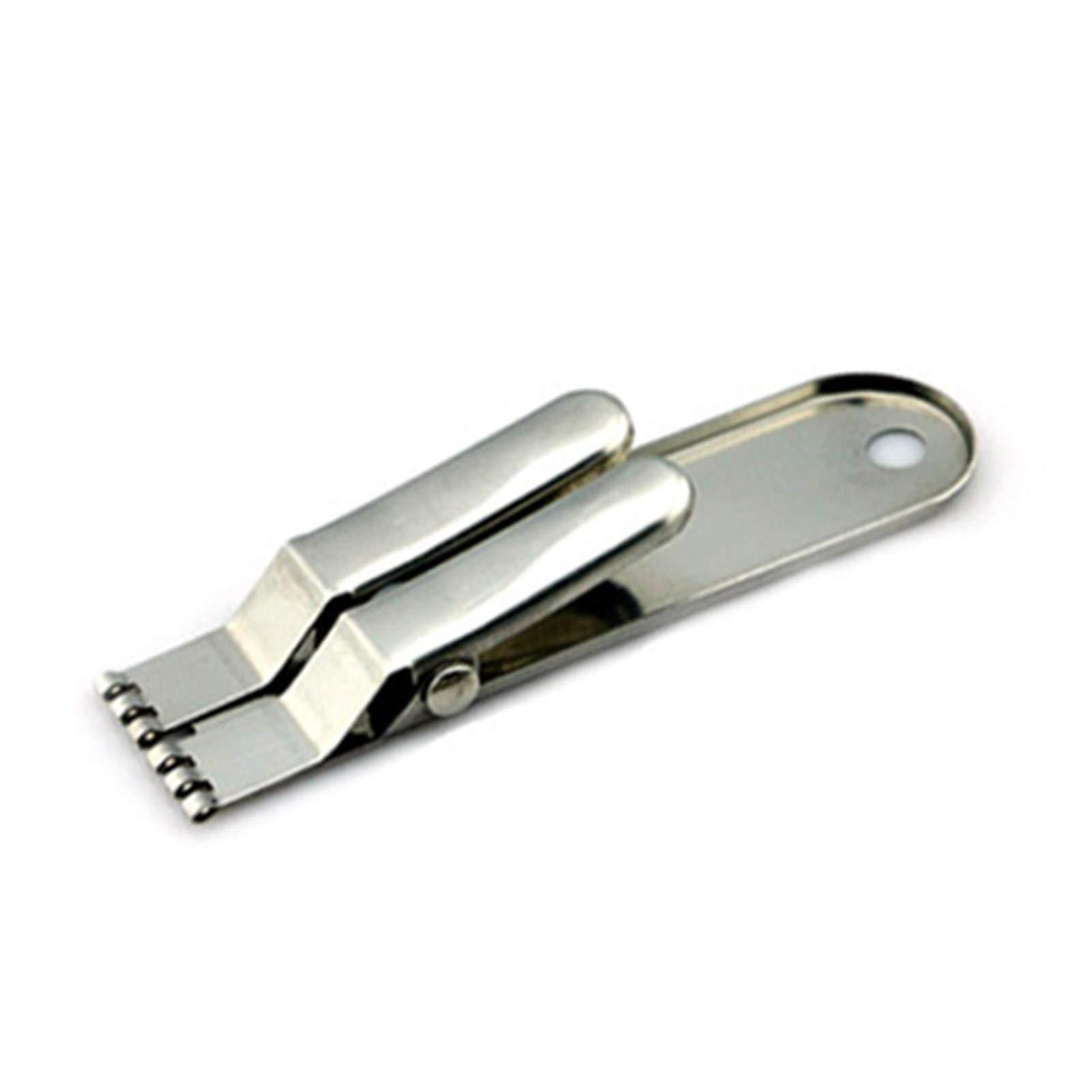 Hook Clip, Stainless Steel Earthworm Bloodworm Bait Hook Clip Clamp Fishing Tackle Tool - Stainless Steel
