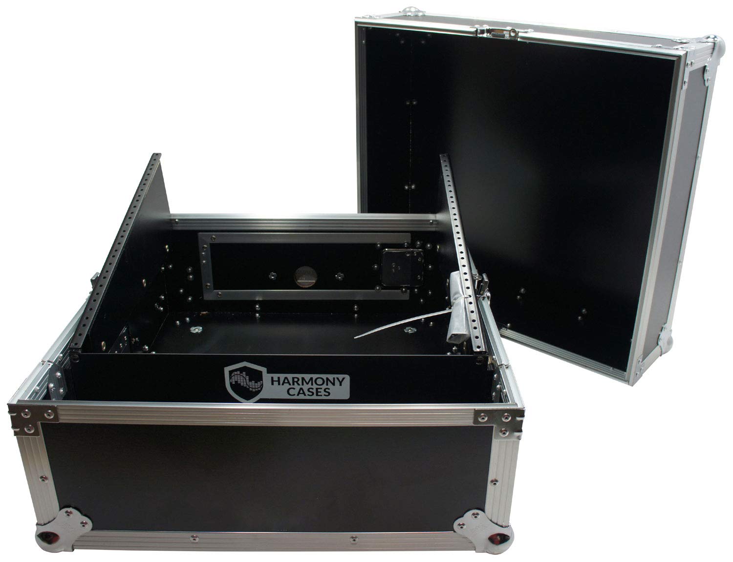 Harmony Audio Case HCM2U DJ Pro Audio 10U Slant Top 4U Vertical Mixer Rack Case New