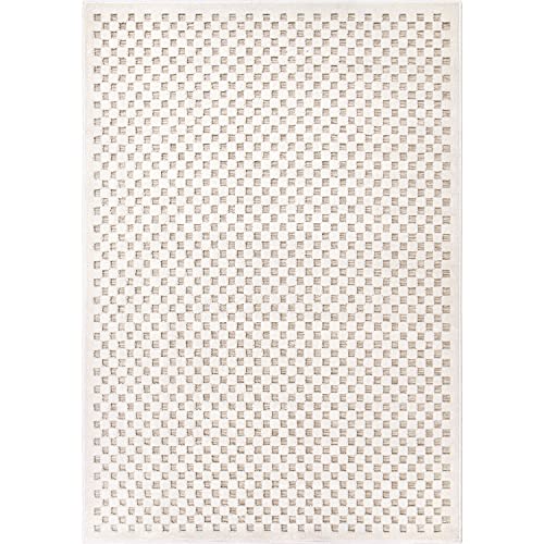 Simply Southern Cottage Lecompte Area Rug, 5' x 7', Beige