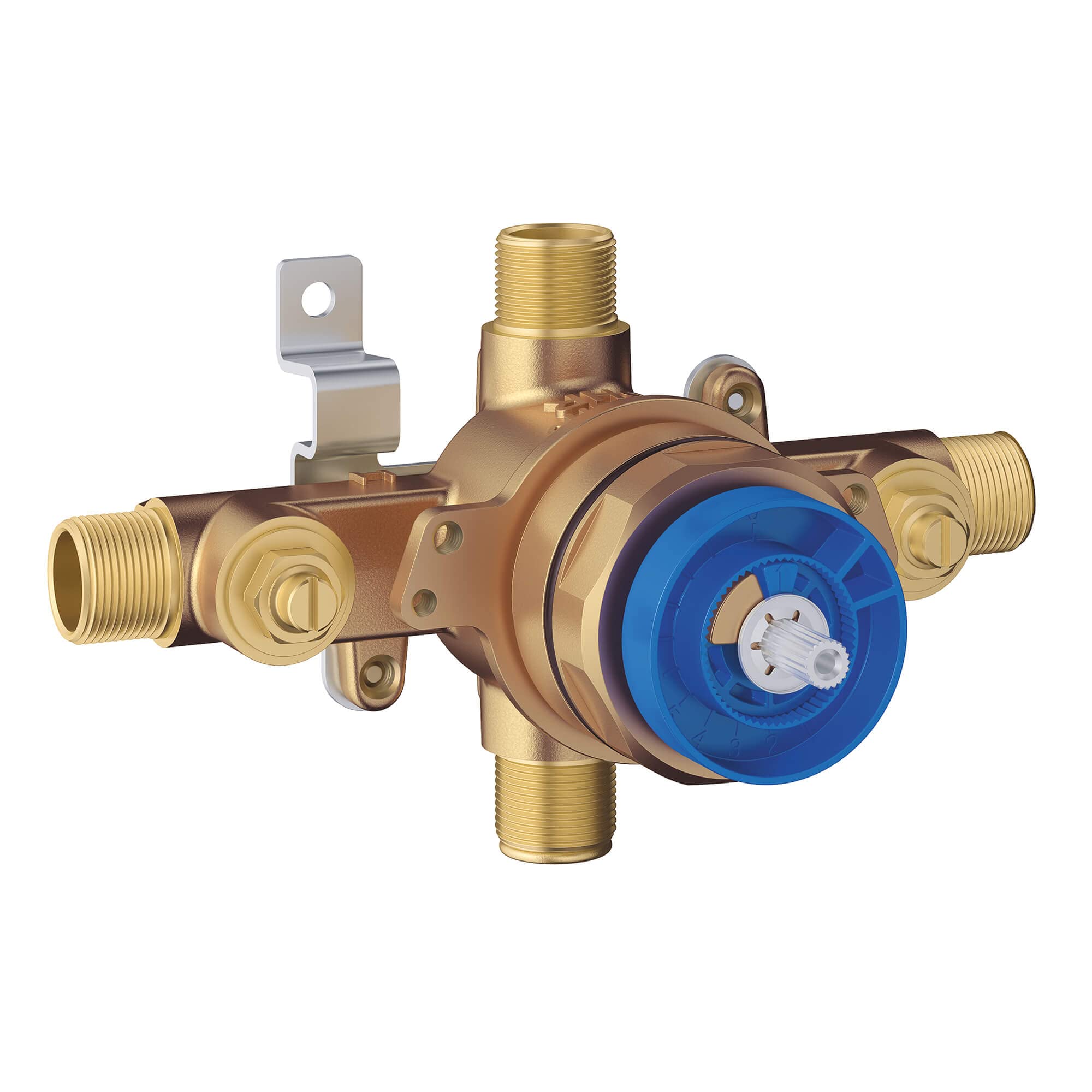 GROHE 35015001 Grohsafe Universal Pressure Balance Rough-In Valve, Blue