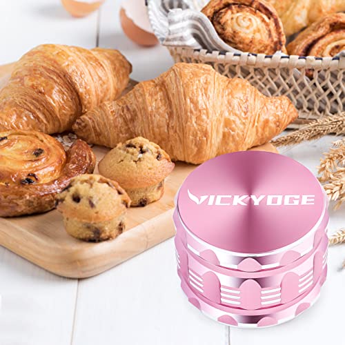 VICKDGE Large Kitchen Grinder for Spice (2.5β, Pink)