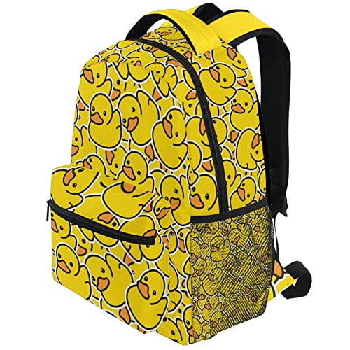 Wamika Yellow Ducks Backpack Farm Cartoon Animals School Backpacks Preschool Book Bag