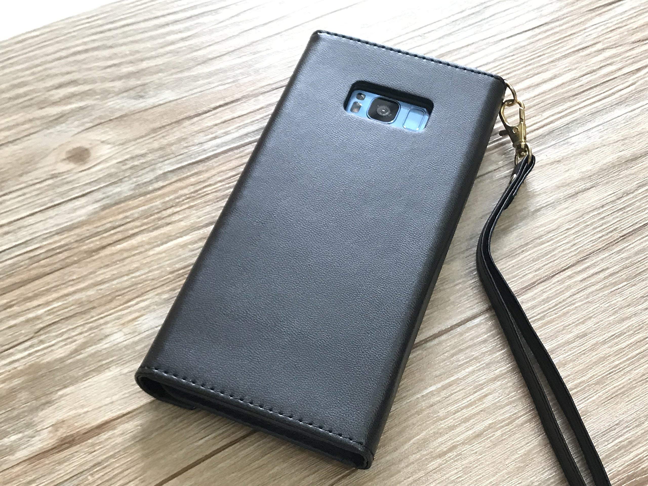 Gothic Crow phone leather wallet case for iPhone X XS XR 11 12 13 14 Pro Max Samsung S23 S22 S21 S20 Ultra S10 S9 Note 20 8 9 10 Plus Dc045