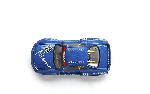 True Scale Miniatures Model Car Compatible with Nissan Skyline GT-R (R34) Kaido Works V3 (Blue) Limited Edition 1/64 Diecast Model Car Kaido House KHMG055
