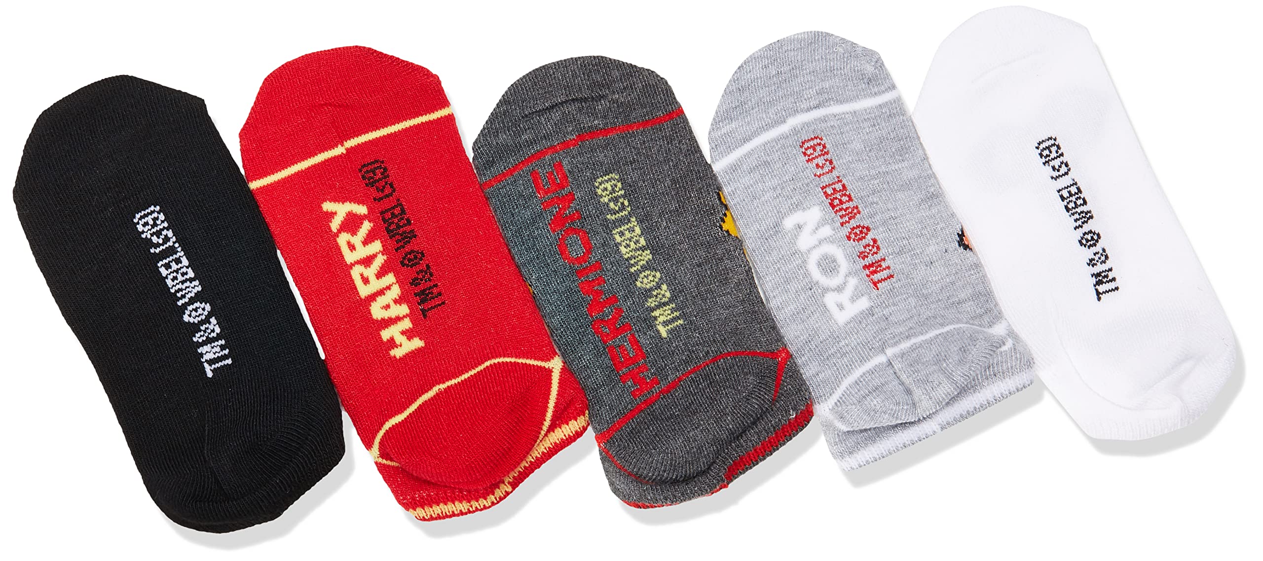 Harry Potter Unisex Kids 5 Pack No Show Socks