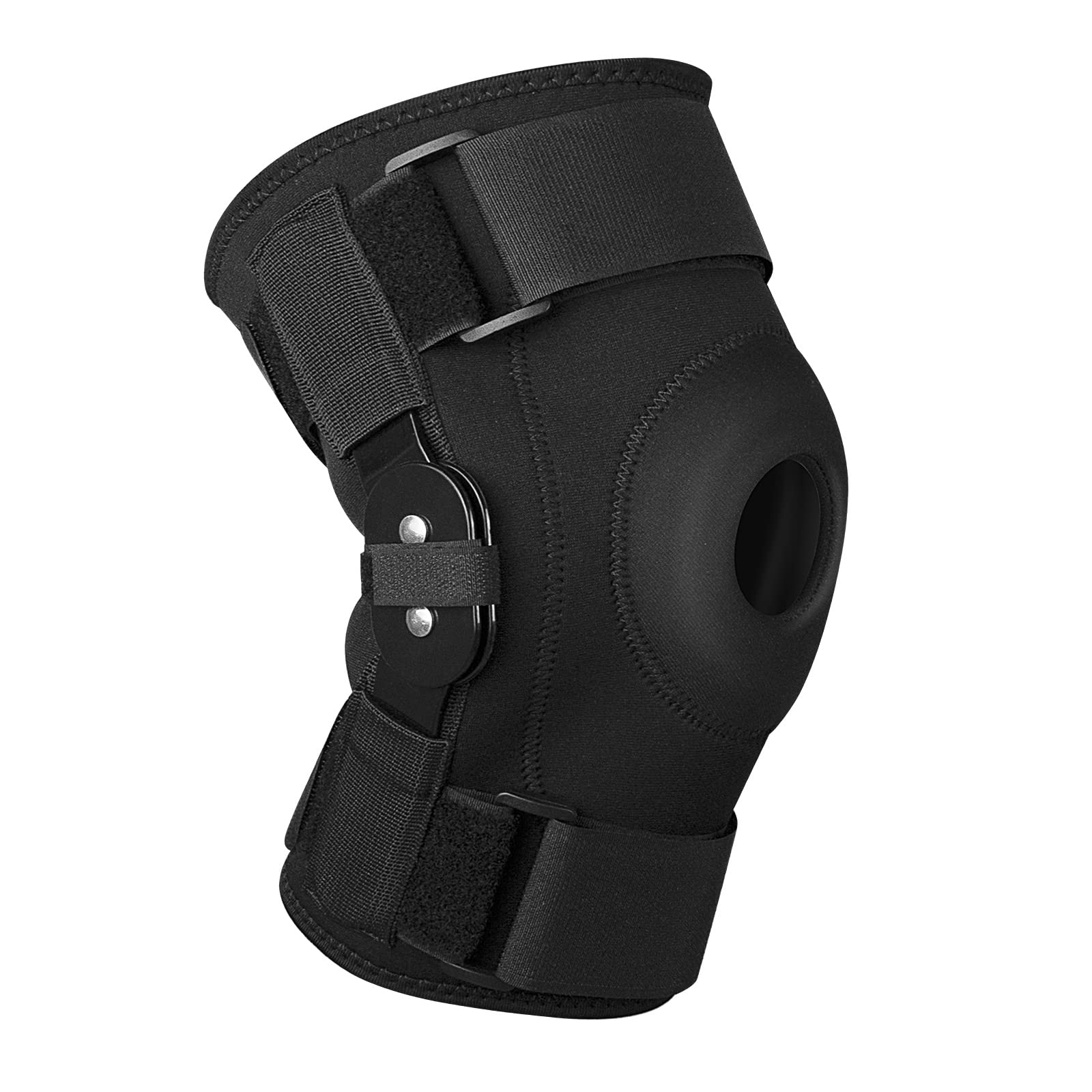 LOKYICOK Hinged Knee Brace, Stable Support for the Knee, Decompression Knee Brace, Adjustable for Men and Women, Knee Support for Swollen ACL, Tendon, Ligament and Meniscus Injuries (X-Large)