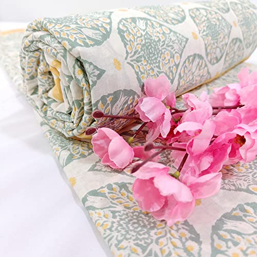 Trade Star Beautiful Indian Hand Block Print Natural Dye 100% Cotton Sewing, Crafting Fabric (Pattern - 3)