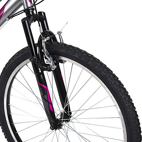 Huffy Mountain Bike Girls Incline 24-inch Bicycle, Pink