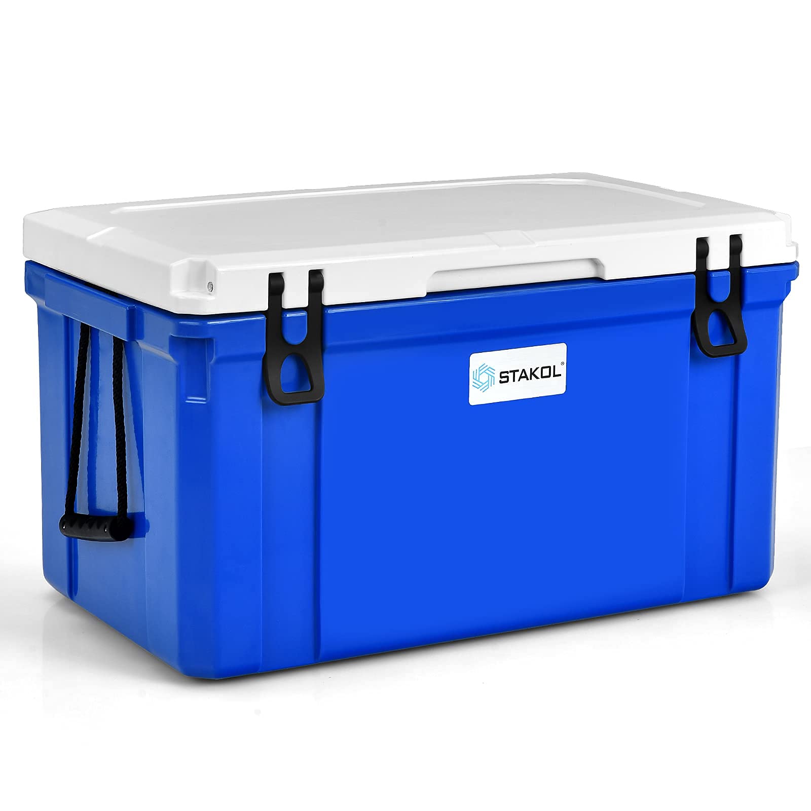 Goplus Camping Cooler, 26/58/79 Quart 4-Day Ice Retention, Portable Rotomolded Cooler, Large Hard Cooler Heavy Duty Ice Chest Ideal for Camping, BBQs, Tailgating & Outdoor Activities (26 Quart)