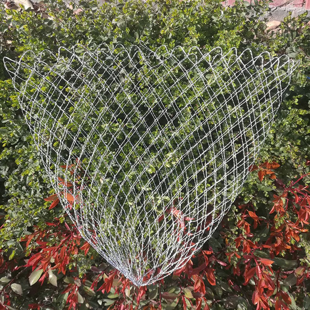 GEZICHTA Replacement Net Bag,Durable Landing Net for Fly Fishing Trout Bass Net Soft Rubber Mesh Catch and Release Net(D100cm)