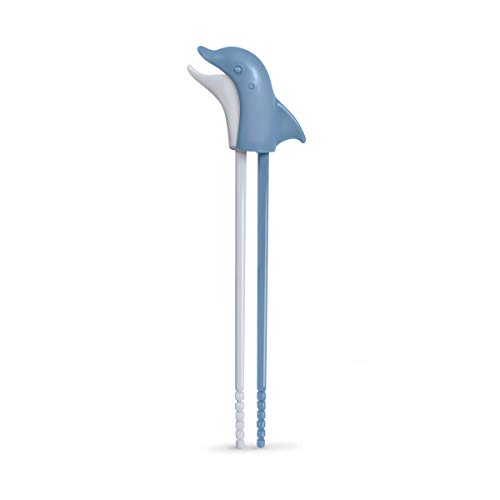 Genuine Fred MUNCHTIME Dolphin Chopsticks, gray, pair