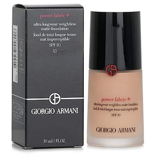 Giorgio Armani Power Fabric + Ultra Longwear Weightless Matte Foundation 3.5 SPF 20 30 ml / 1 oz
