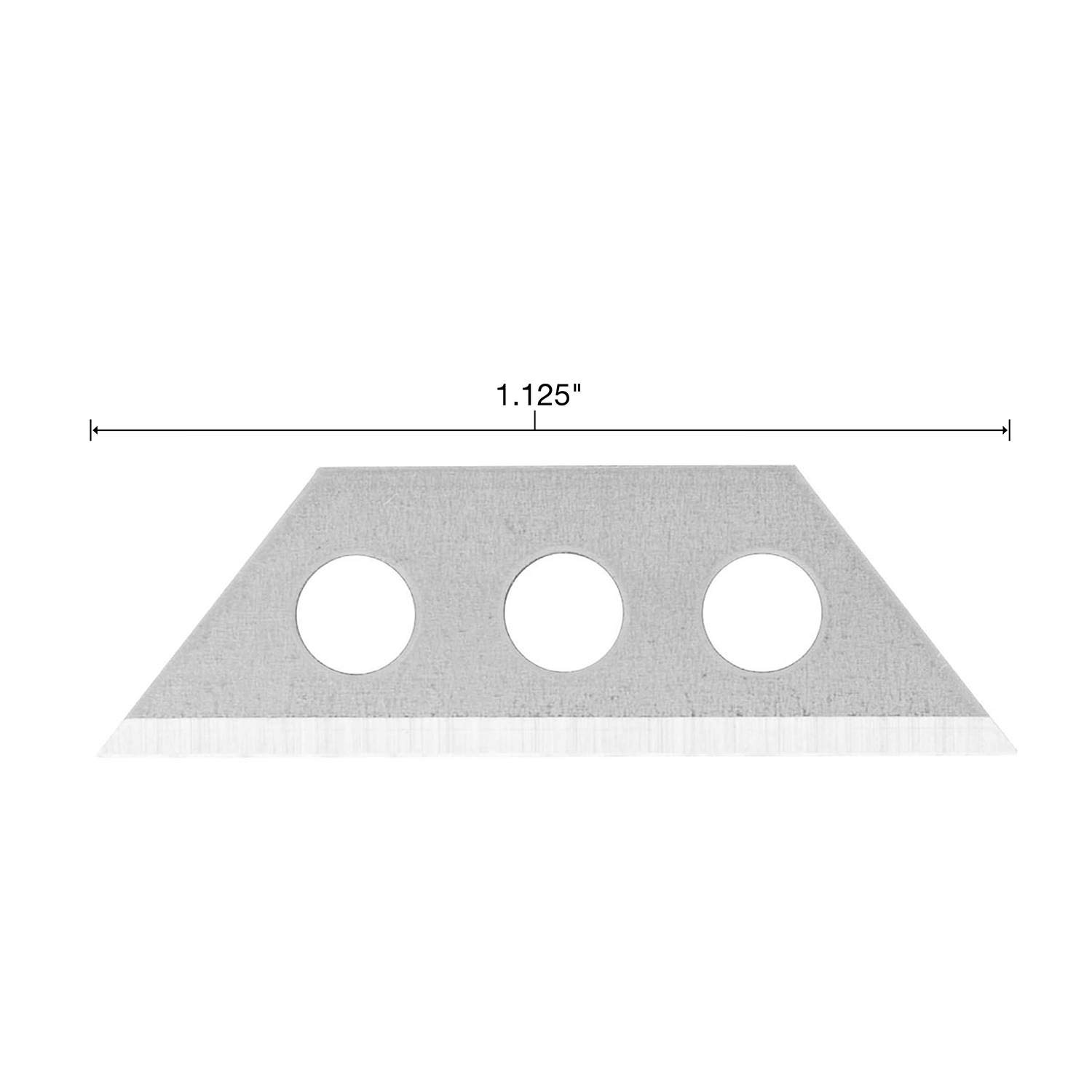 Sheffield 12851 Mini Utility Blades, 5 Piece | Fits Sheffield 12116 and 121126 Mini Utility Knifes | 1-1/8β x 3/8β Blades | Do-Everything Blade for a Do-Everything Knife