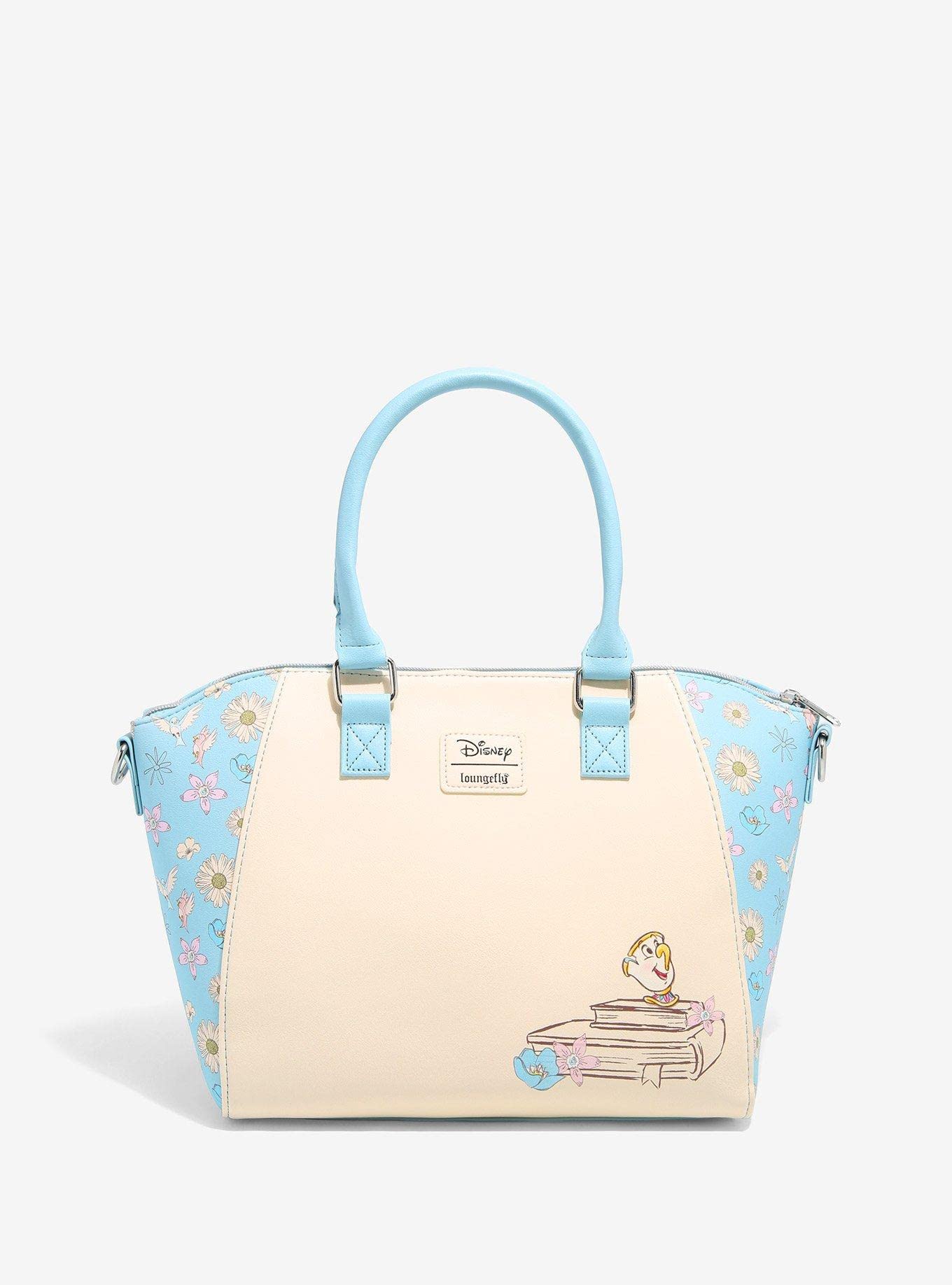 Loungefly Disney Beauty And The Beast Belle Floral Satchel Bag