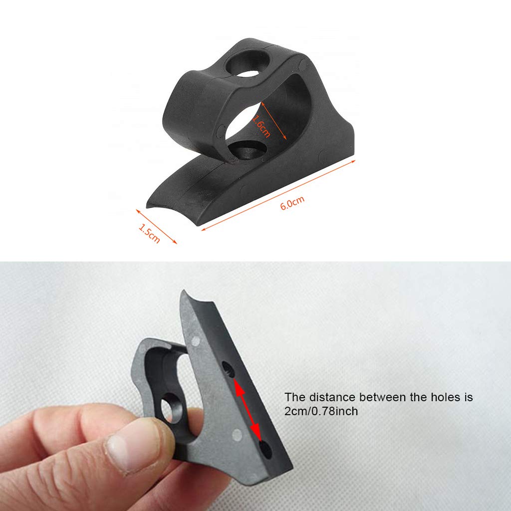 GXILEE Solid Plastic Front Hook Hanger Gadget Bag Claw Hook Luggage Carrier for Xiaomi Mijia M365 / Pro Electric Scooter (1-Pack)