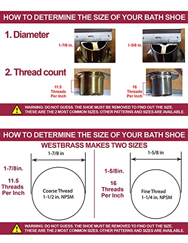 Westbrass Twist & Close Sch. 40 ABS Bath Waste with Two-Hole Elbow, Satin Nickel, D4941-07