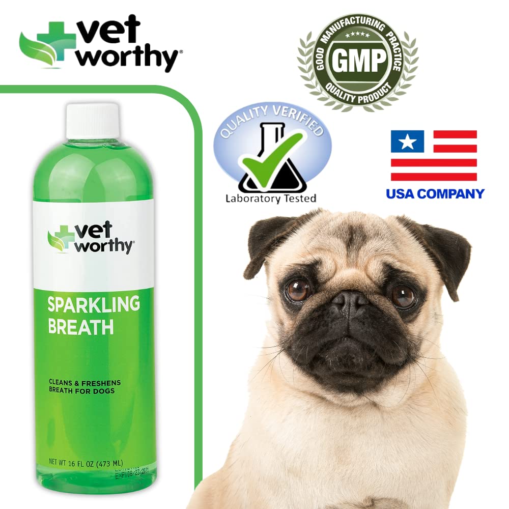 Vet Worthy Sparkling Breath for Dogs (16 oz)