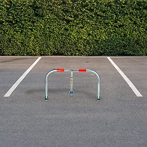 QQBAIHUO Parking Lock Folding Parking Barrier Removable Parking Space Lock Manual Parking Blocke Suitable for Family Parking Spaces, Parking Lots Parking Bracket