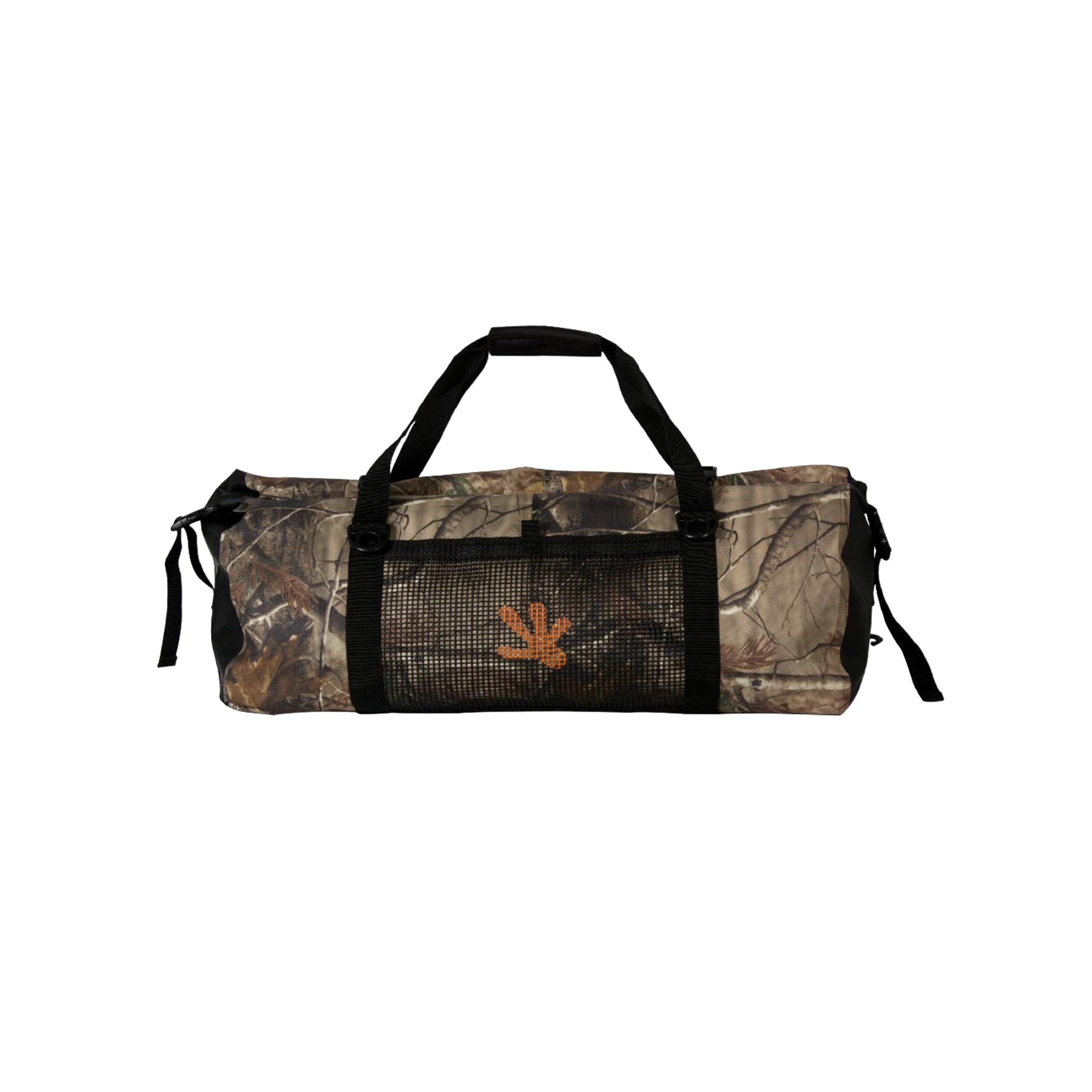 geckobrands Waterproof 50L Tarpaulin PVC Duffel Bag, Dry Bag, Shoulder Strap, 3 Interior Pocketsl, Realtree Edge Camo