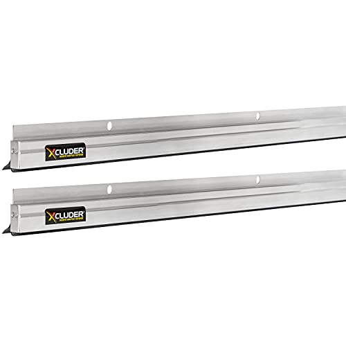 Xcluder 36" Low-Profile Door Sweep, Aluminum 2-Pack â Seals Out Rodents & Pests, Enhanced Weather Sealing, Easy to Install; Door Seal Rodent Guard; Rodent Proof Door Sweep
