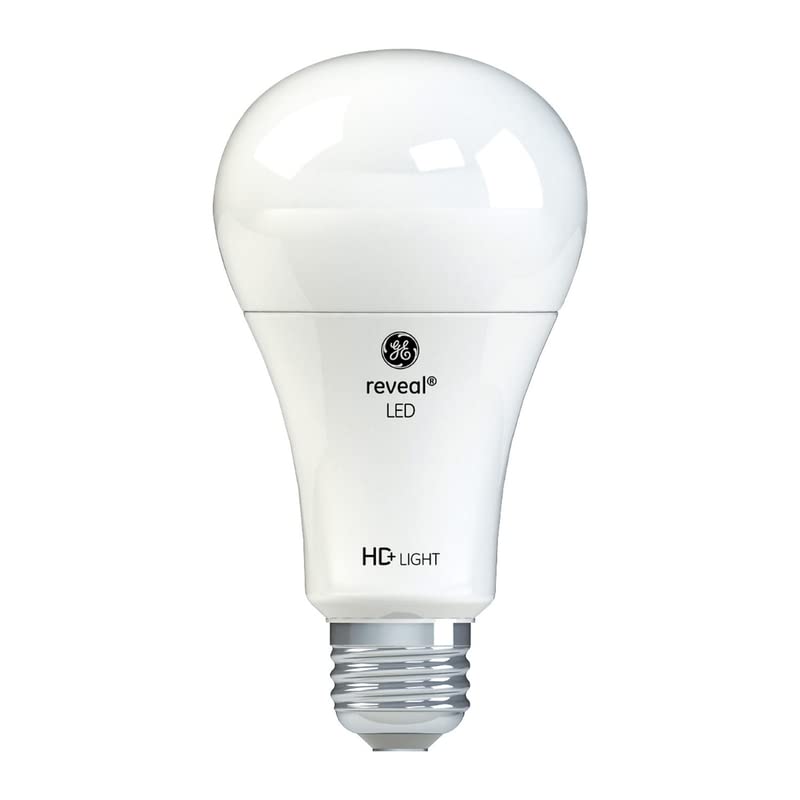 GE Reveal LED Light Bulbs, 100 Watt Eqv, HD+ Light, A19 Standard Bulbs (2 Pack)