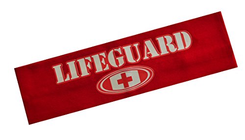 Funny Girl Designs Lifeguard Cotton Stretch Headband (RED Cotton)