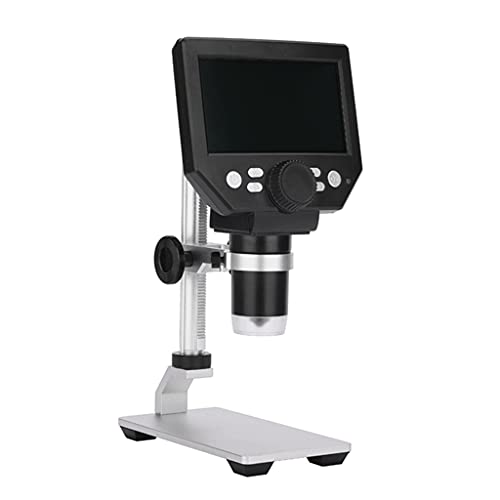 XDCHLK Electronic USB Microscope 1-1000X Digital Soldering Video Microscopes 4.3" LCD Magnifying Camera Metal Stand Magnifier