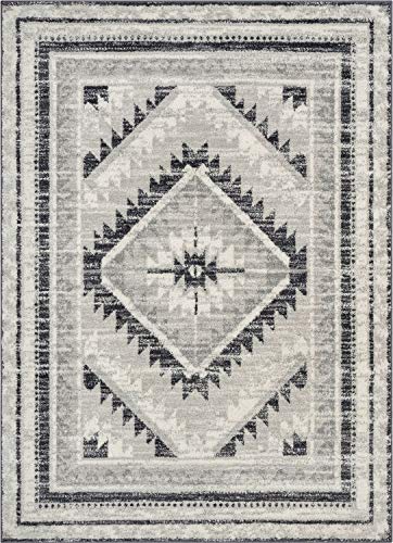 Well Woven Malfi Pisa Aztec Tribal Southwestern Grey