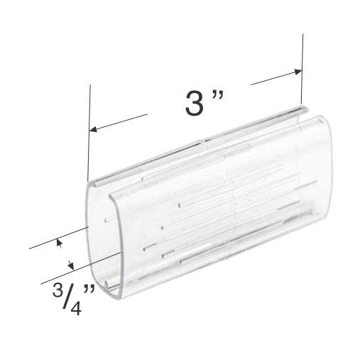 Graber Bali Springs Bottom Rail Hem Grip Handle for Cordless Solar Shades (3 Pack)